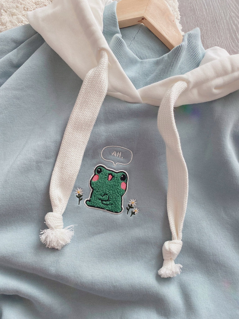 Froggy Hoodie – fuwaffy